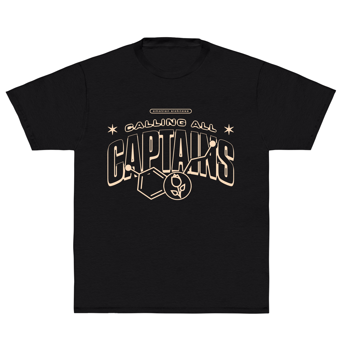 Calling All Captains - Arch Cream T-Shirt – Armada Merch