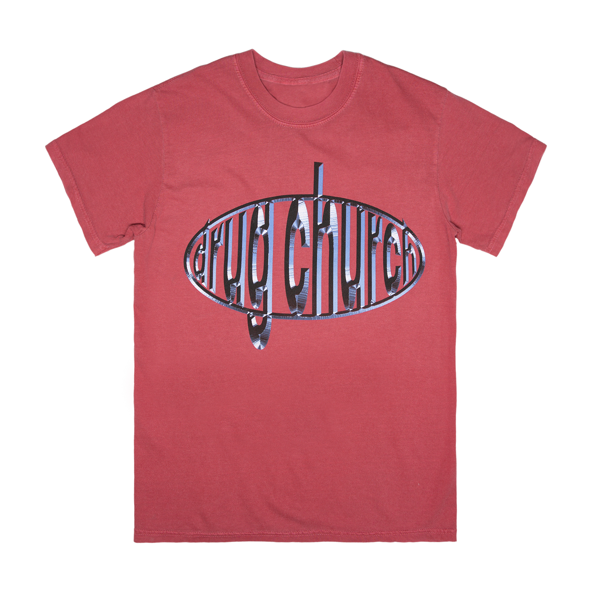 Drug Church - Chrome Logo Tee – Armada Merch