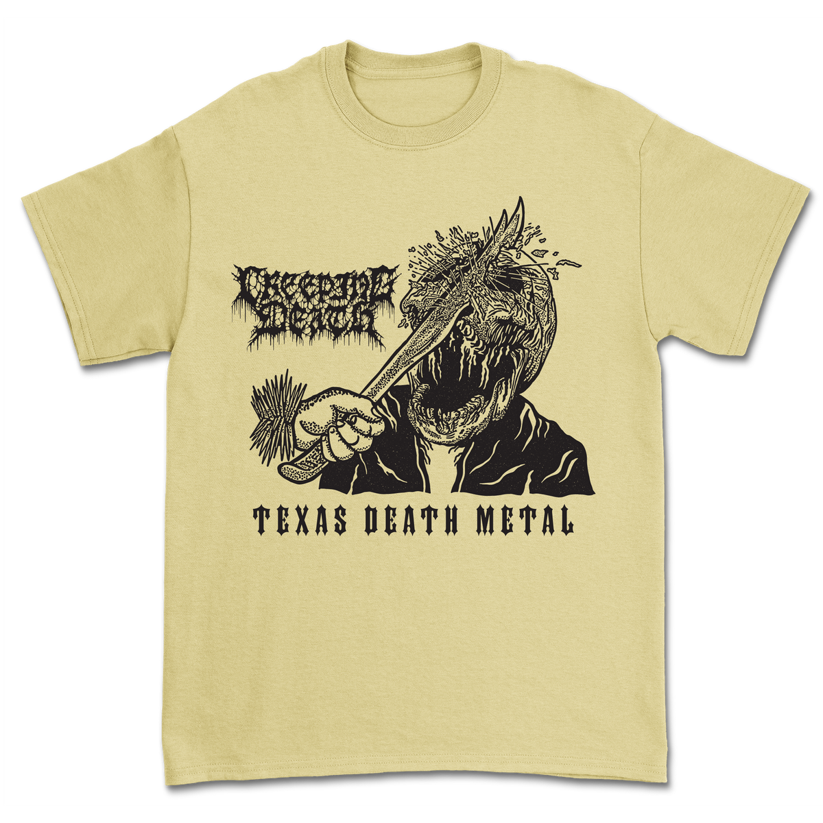 Creeping Death - Texas Death Metal Sword Smasher T-Shirt – Armada Merch