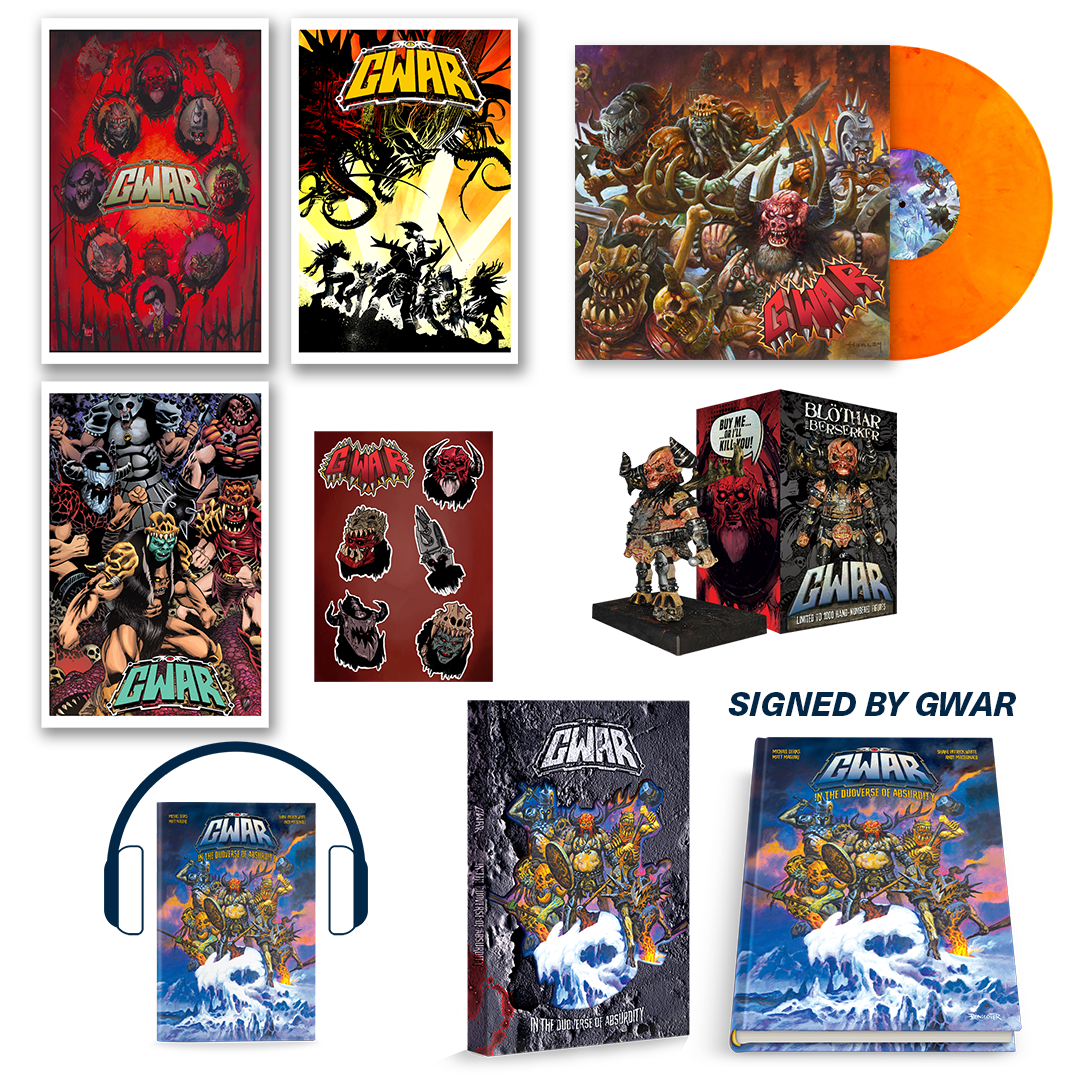 GWAR: In The Duoverse of Absurdity - SIGNED Super Deluxe Bundle ...