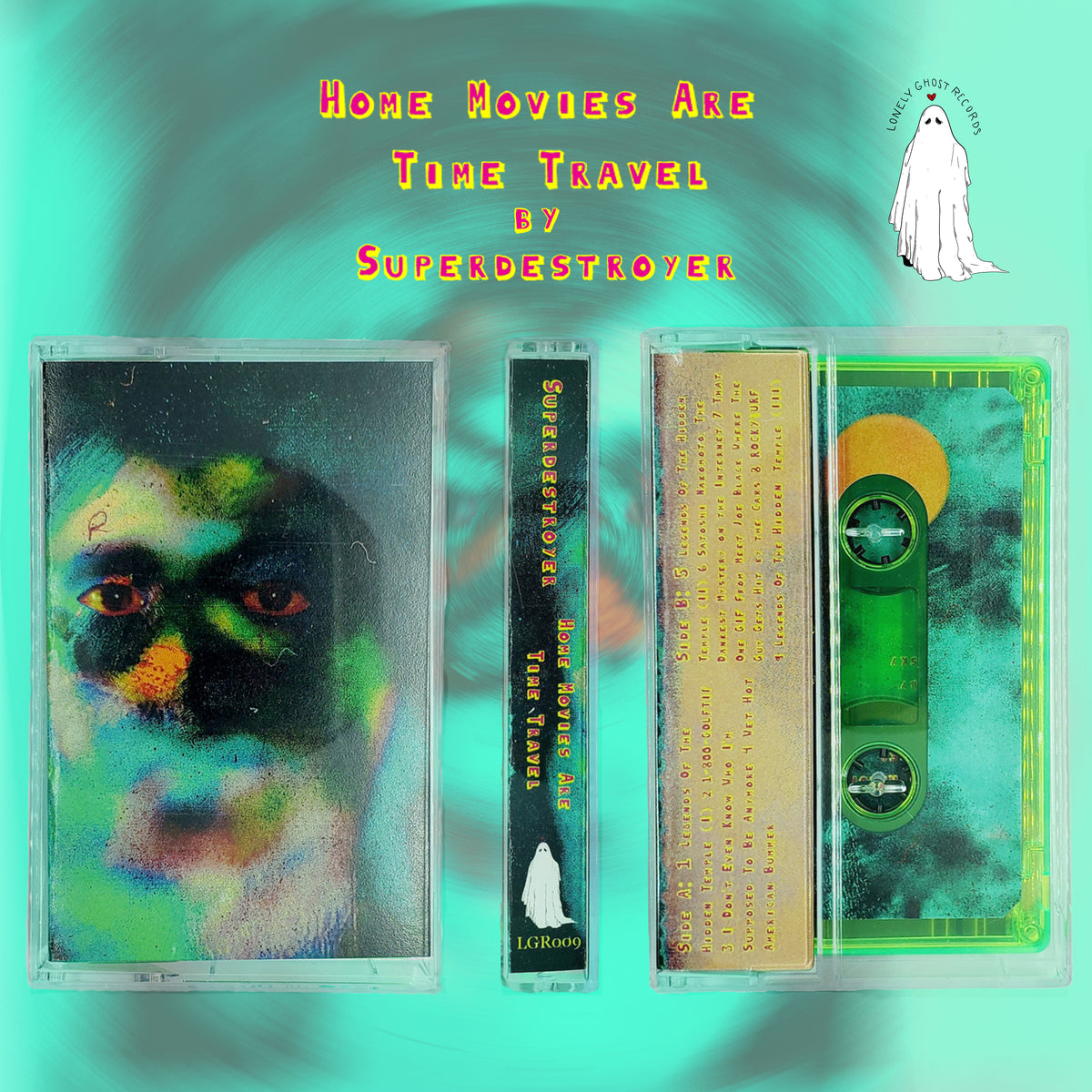 Superdestroyer - "Home Movies Are Time Travel" Limited Edition Neon Gr ...