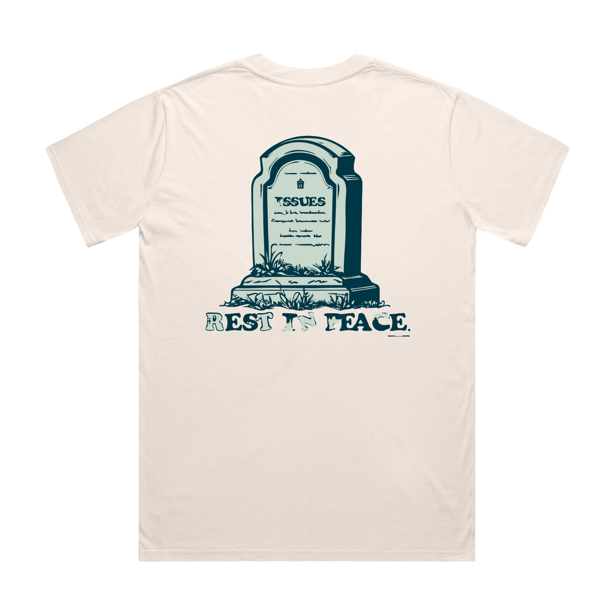 ISSUES - GraveStone Natural Tee – Armada Merch