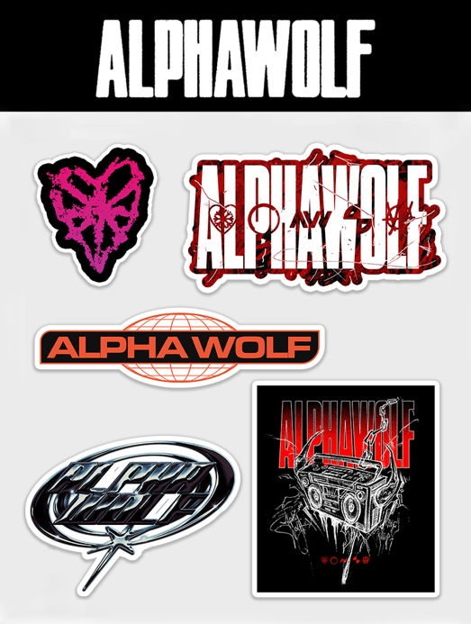 Alpha Wolf Sticker Pack – Armada Merch