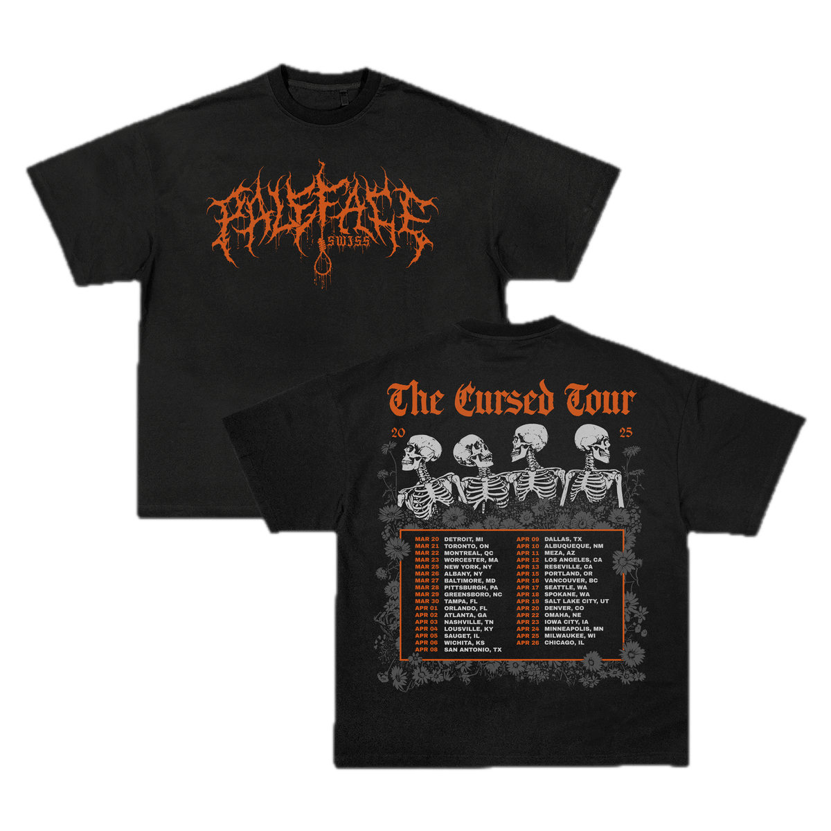Paleface Swiss - 2025 US Tour T-Shirt – Armada Merch