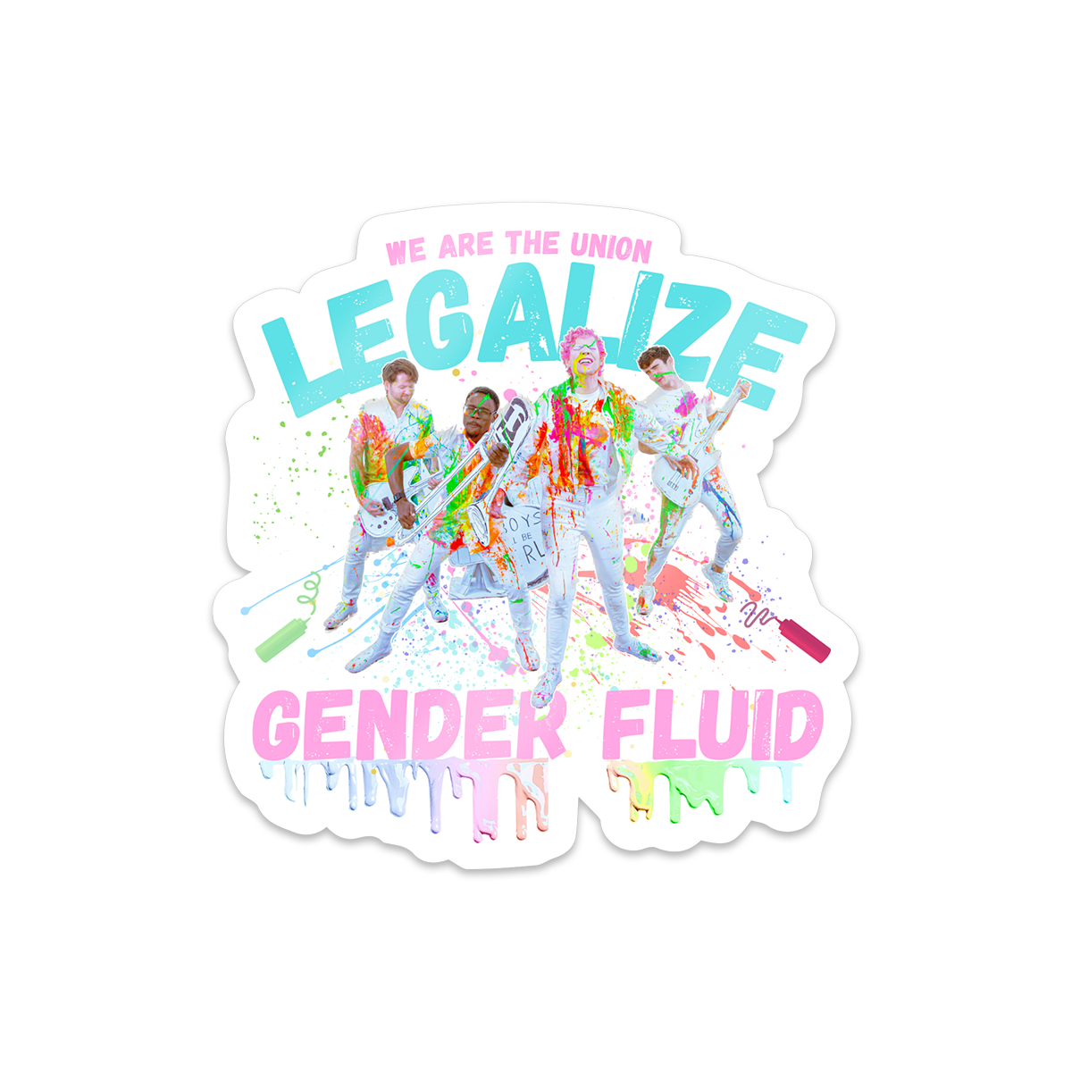 We Are The Union - Gender Sticker – Armada Merch