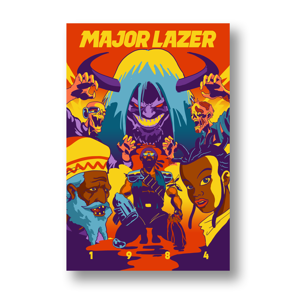 Major Lazer - Year Negative One - Softcover – Armada Merch