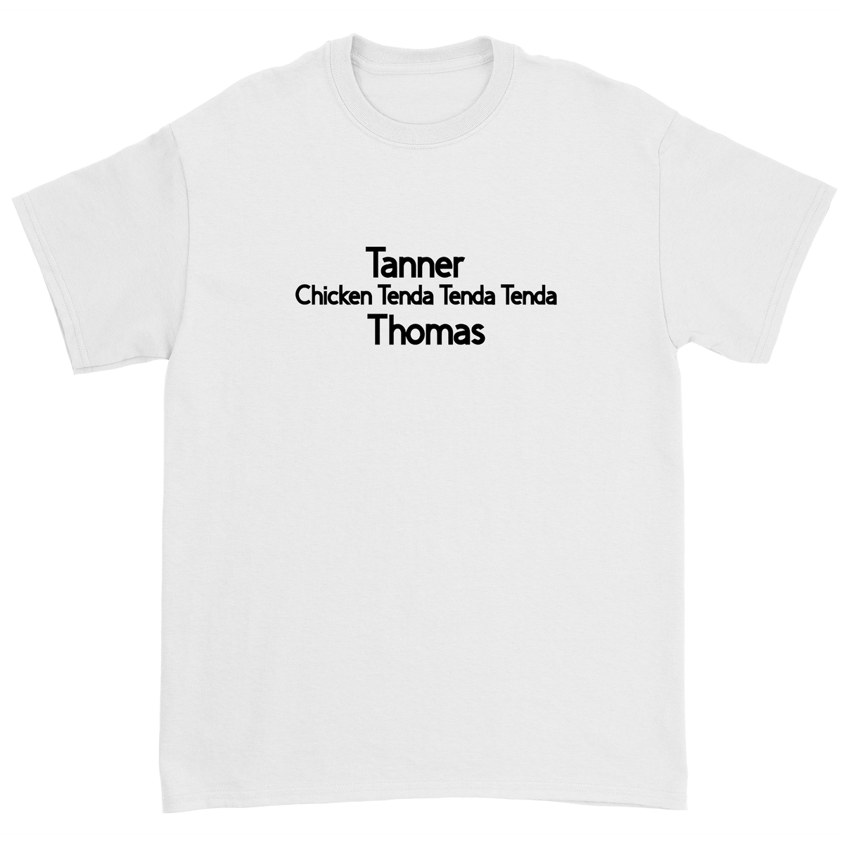 Tanner Thomas - Chicken Tenda T-Shirt - White – Armada Merch