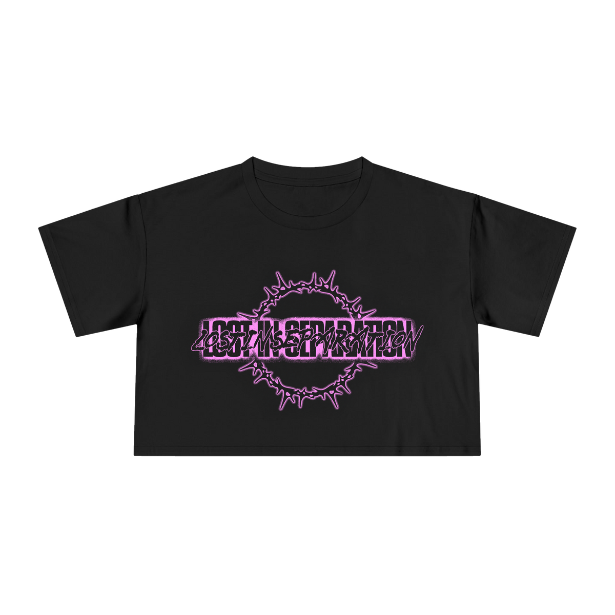 Lost in Separation - Logo Crop Top – Armada Merch