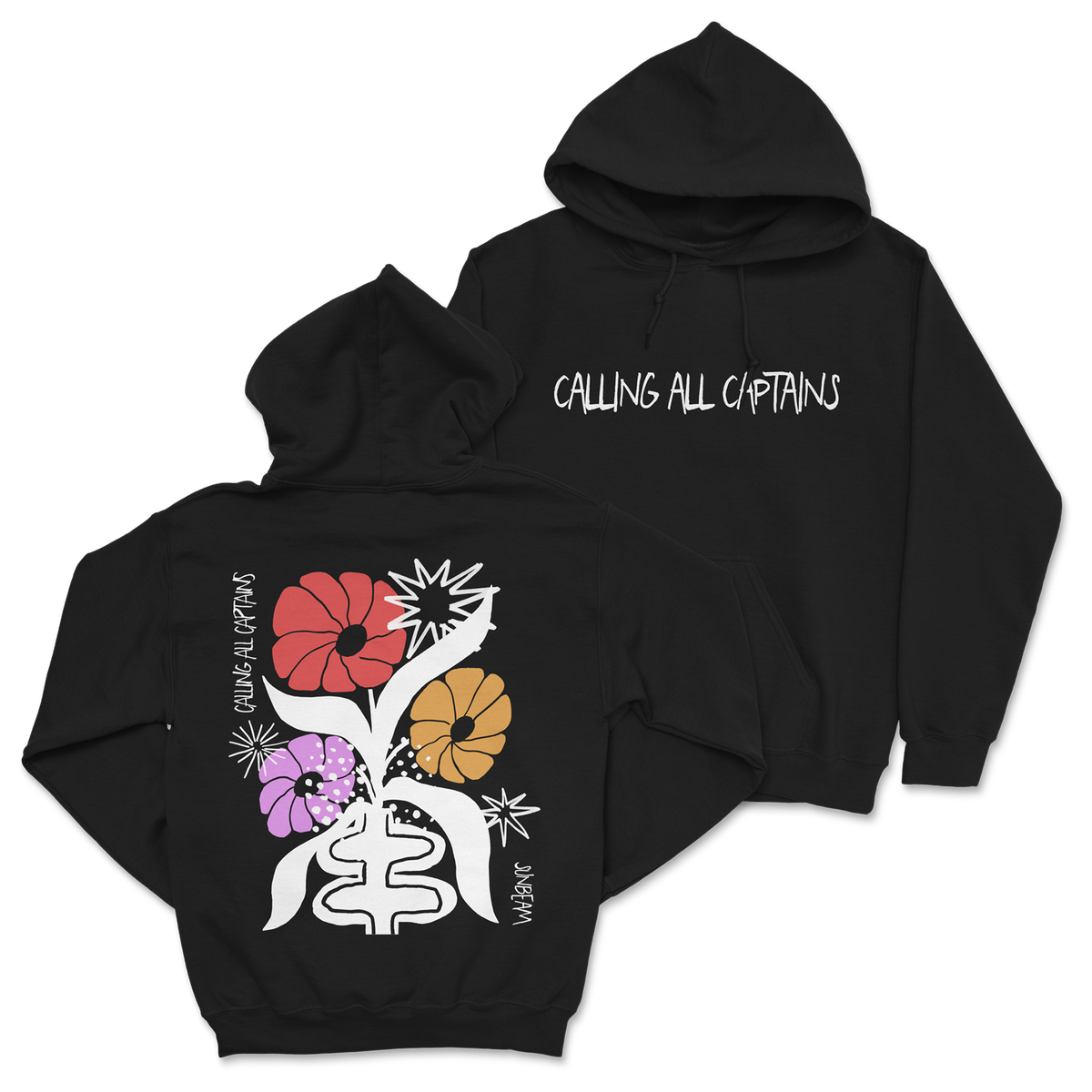 Calling All Captains - Flowers Hoodie – Armada Merch