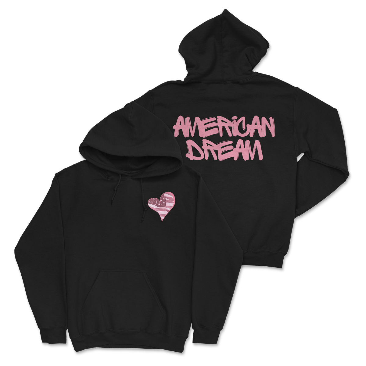 Zoe Day - Heart Hoodie - Black – Armada Merch
