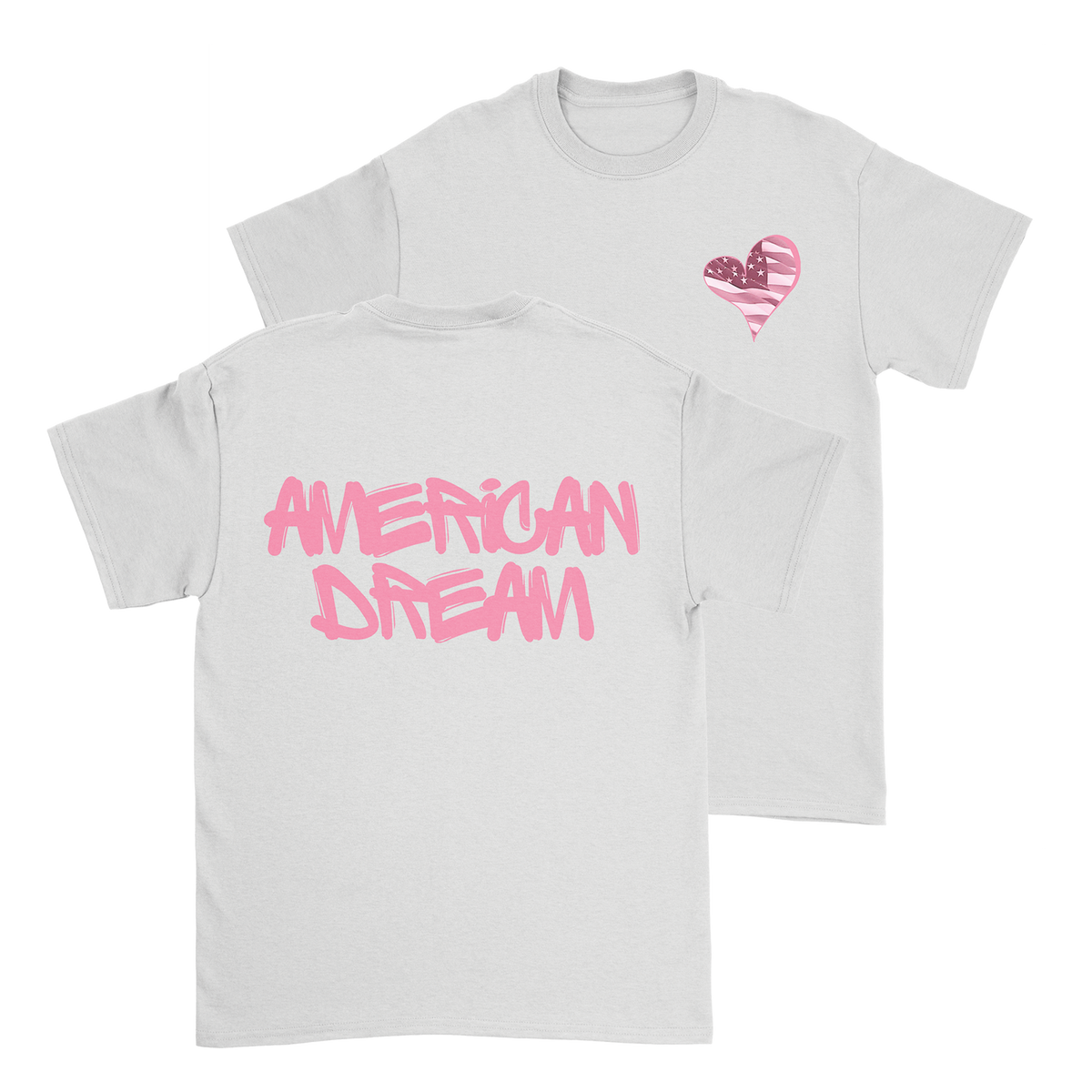 Zoe Day - Heart T-Shirt - White – Armada Merch
