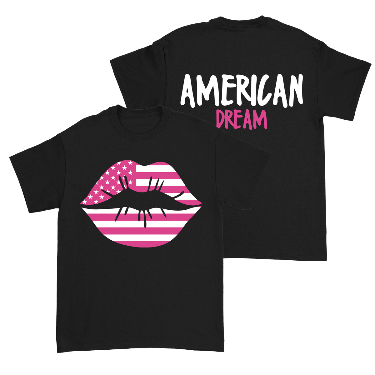 Zoe Day - Lips T-Shirt - Black – Armada Merch
